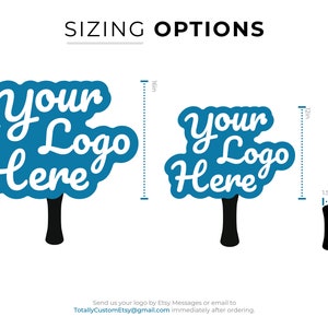 Custom Logo Paddles: Handheld Company Branding, Multi-pack - Etsy