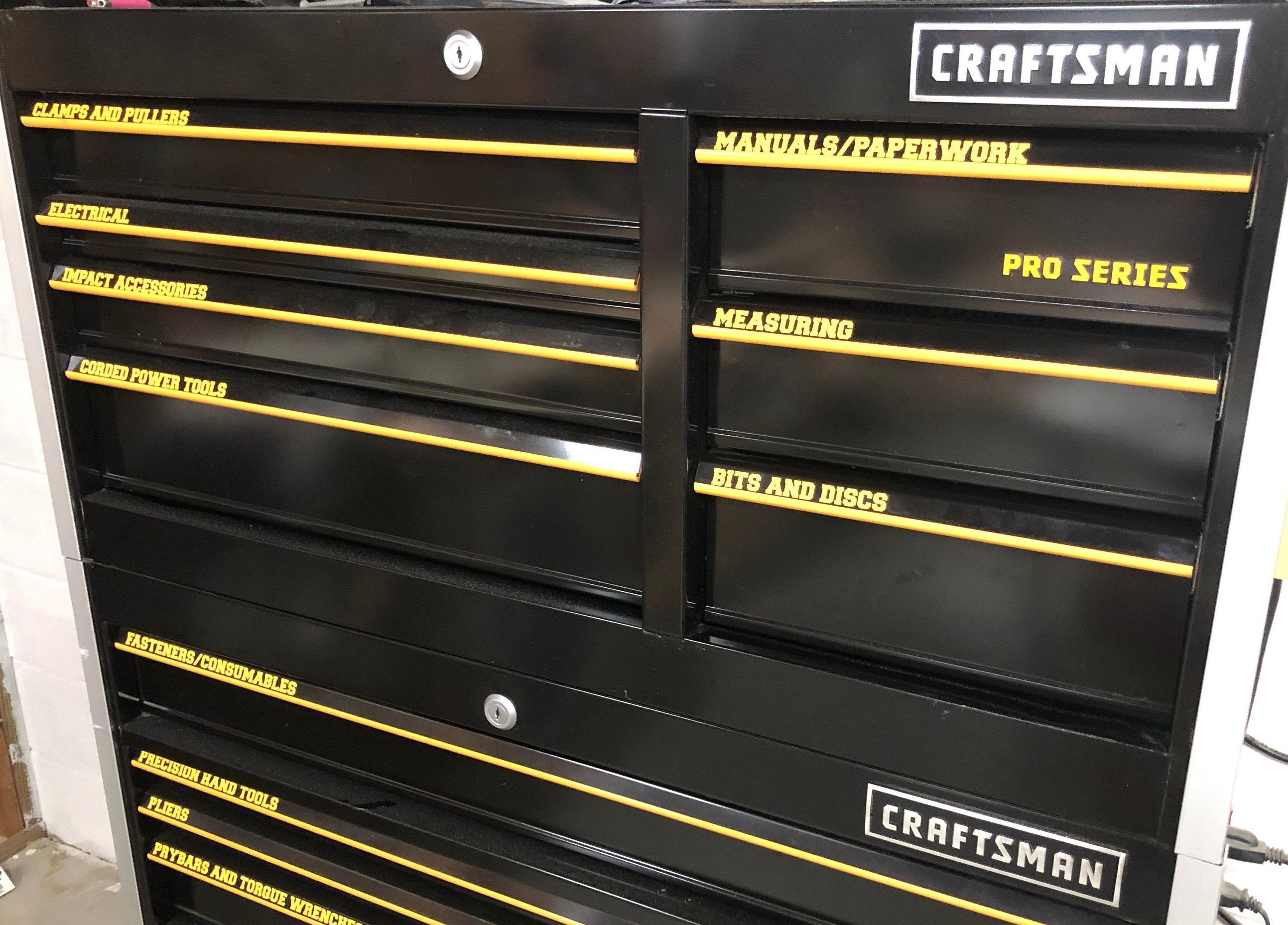 Tool Box Decal Labels 10-Pack Mechanic Drawer Labels | Etsy