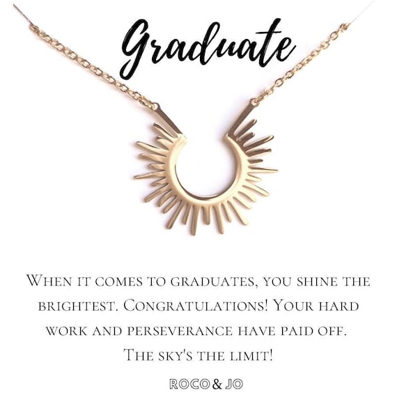 Graduate Pendant Necklace Graduation Gift Grad Gift - Etsy