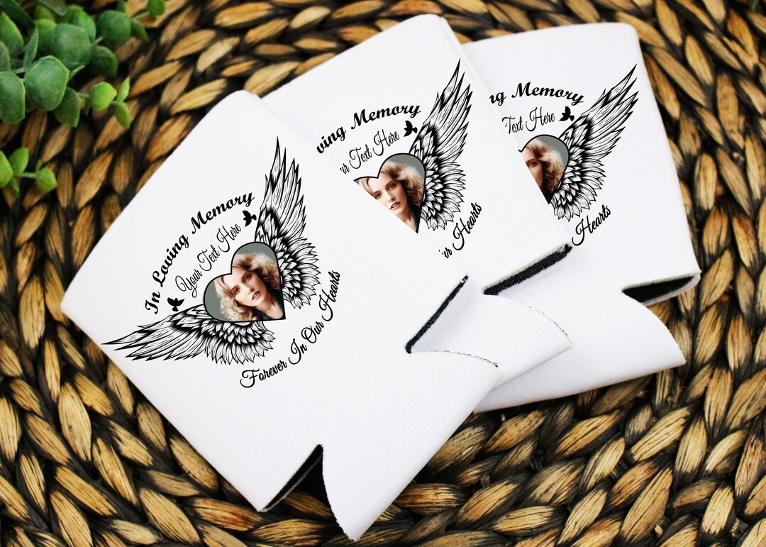 Memorial Service Favors-memorial Can Coolers Custom Can Coolers-mother ...
