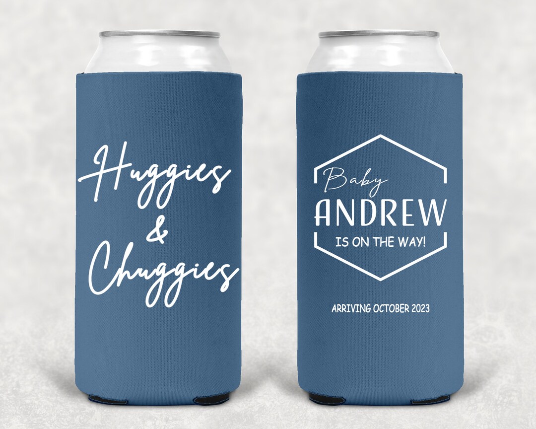 Huggies and Chuggies, Slim Can Coolers, Bulk Baby Shower Favors ...