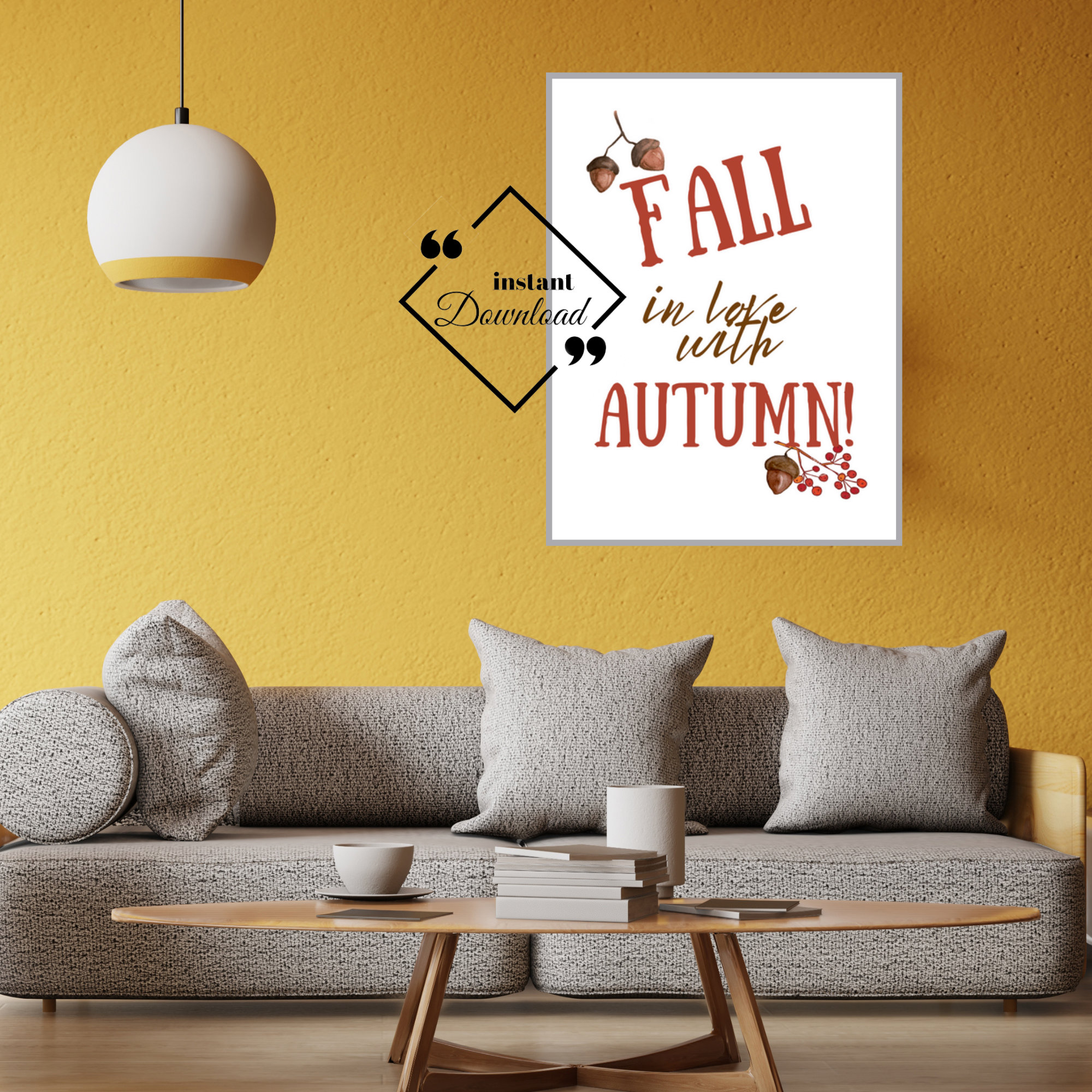 Fall Printable Wall Art Fall Wall Art Autumn Décor Fall - Etsy