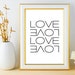 Love Wall Quote, Romantic Wall Art, Romantic Gift for Her, House ...