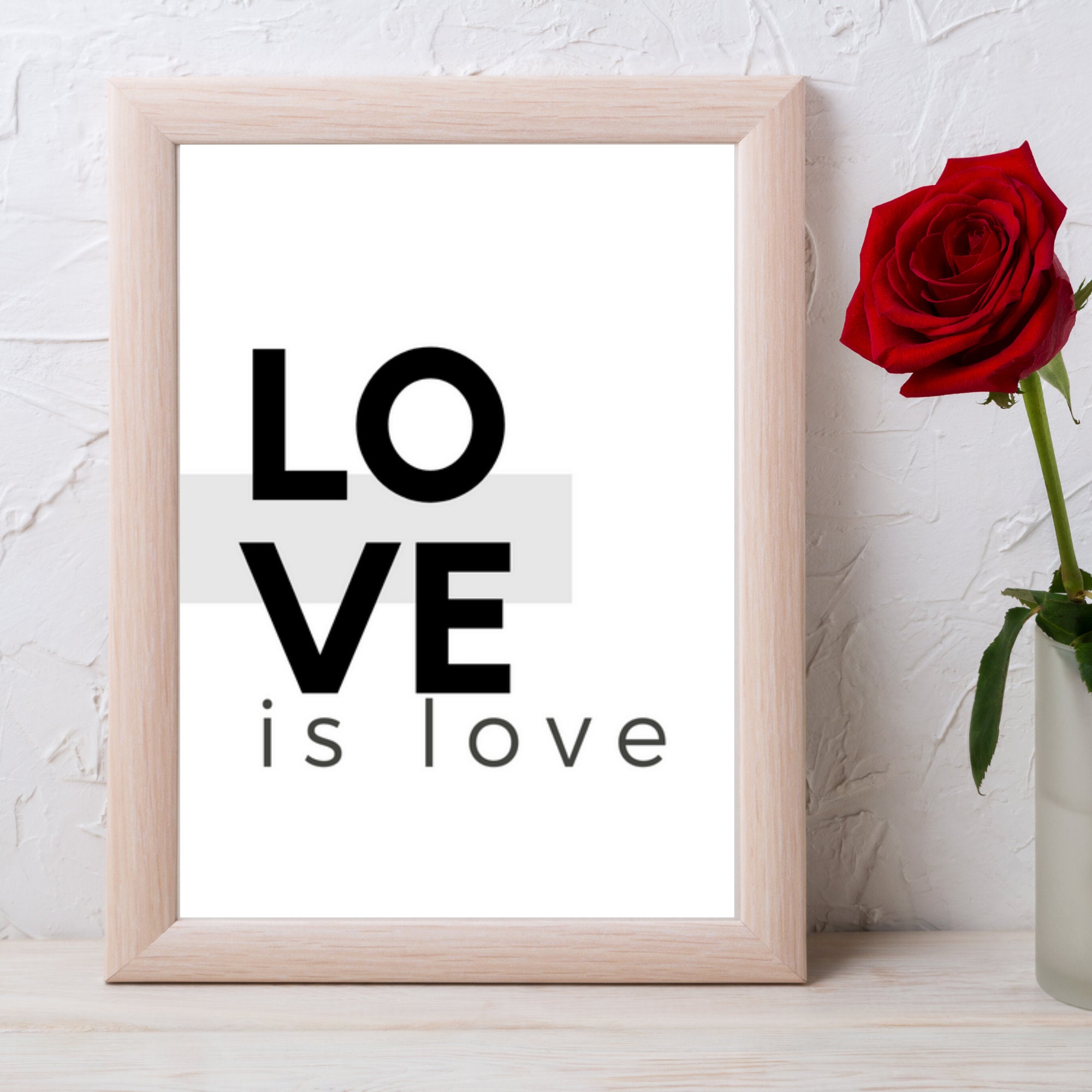 Romantic Wall Art Love Wall Quote Romantic Gift for Her - Etsy
