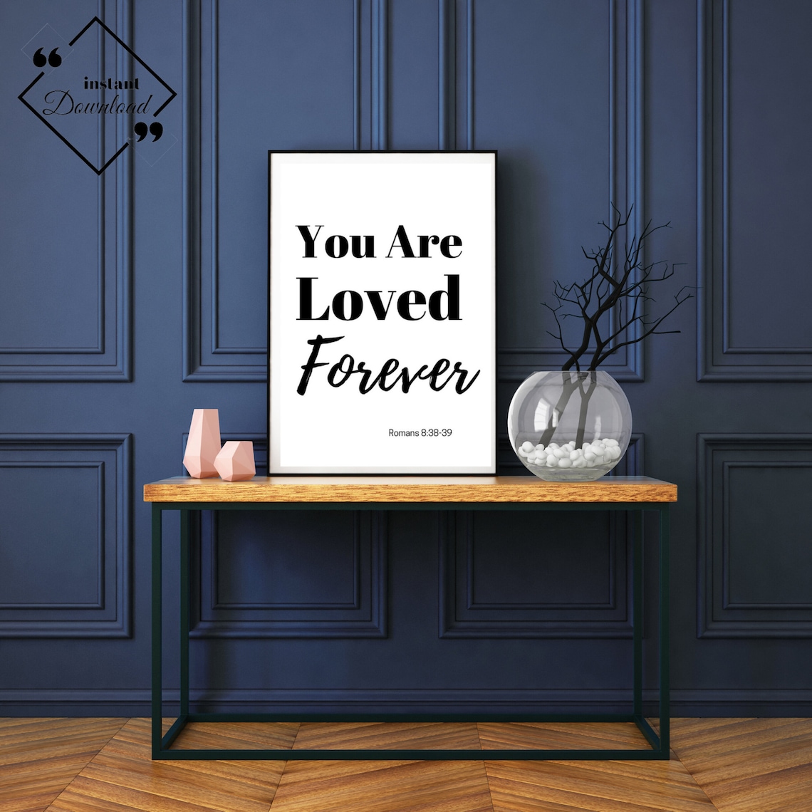 Bible Verse Quote Christian Wall Art Bible Printable - Etsy