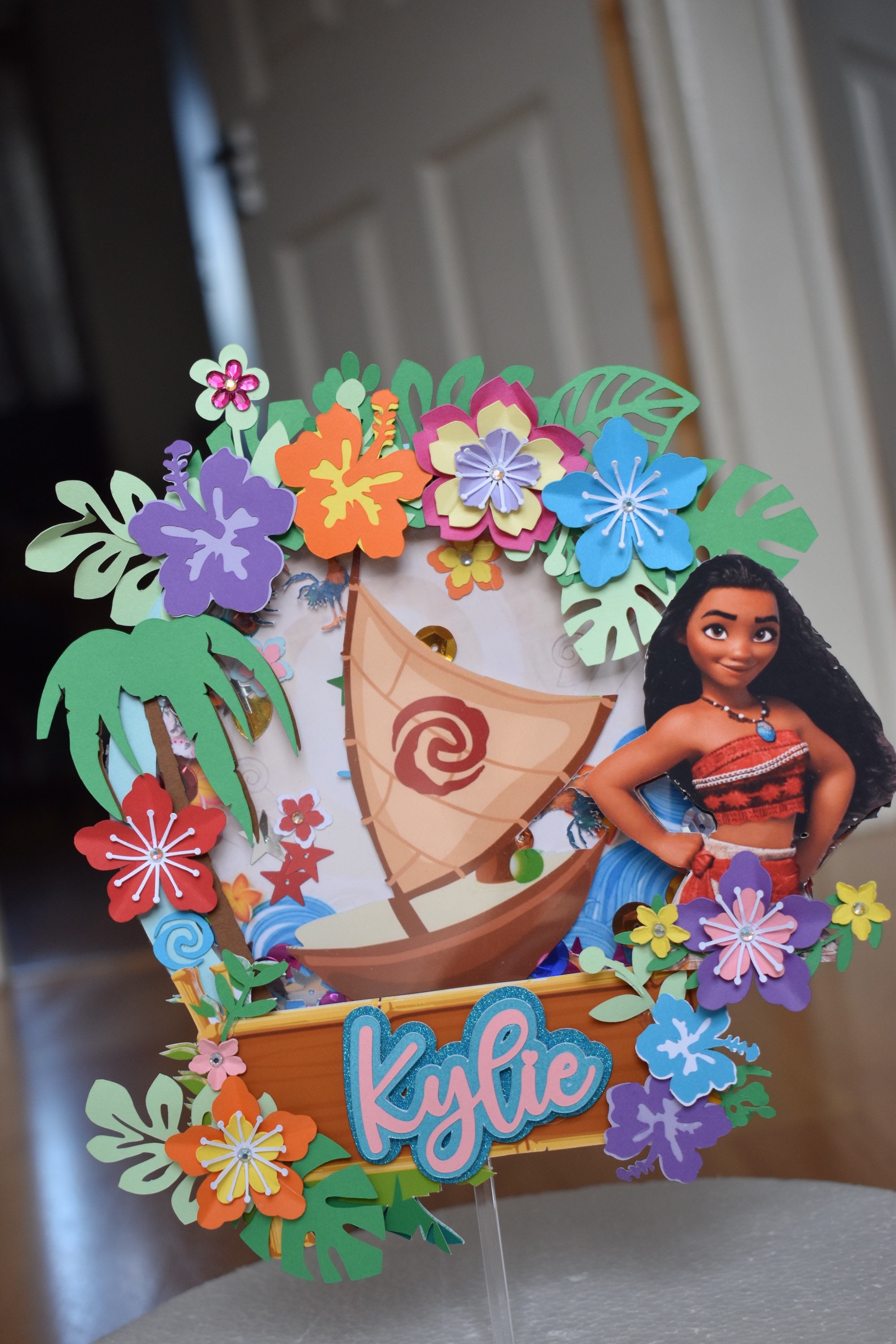 Moana Cake topper topper de pastel de cumpleaños topper de | Etsy
