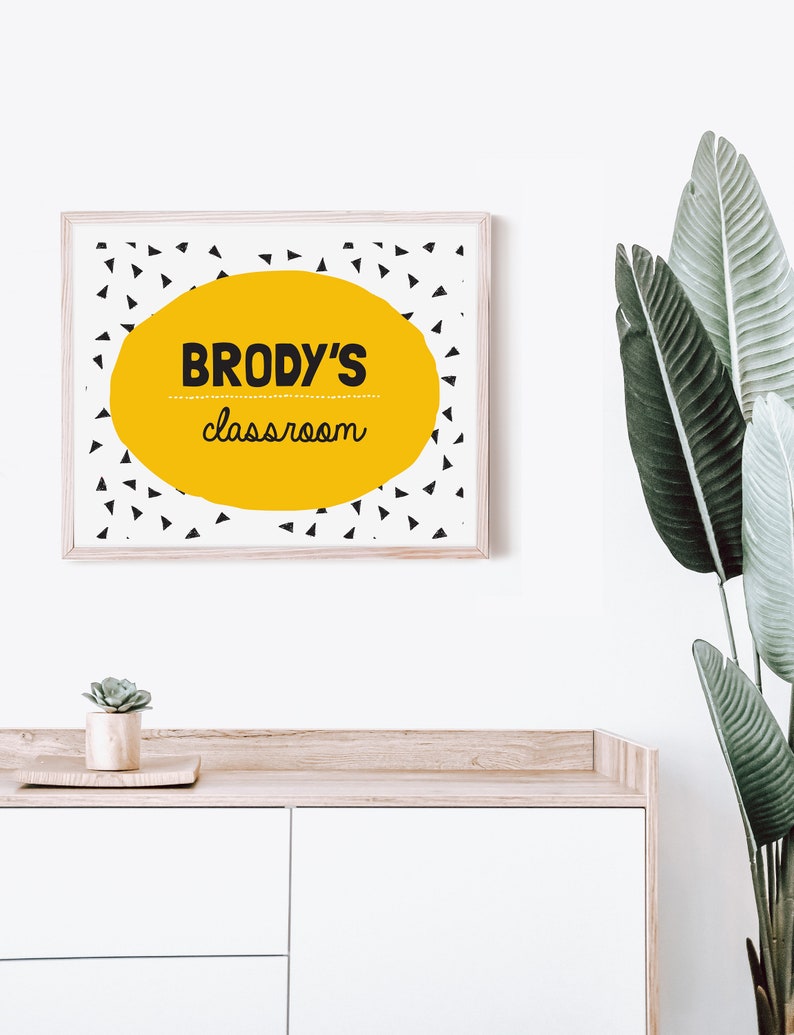 Personalized Home School Classroom Sign Graphic Personalized - Etsy