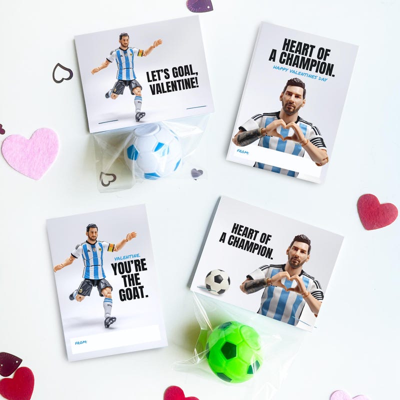 Soccer Valentine - Etsy