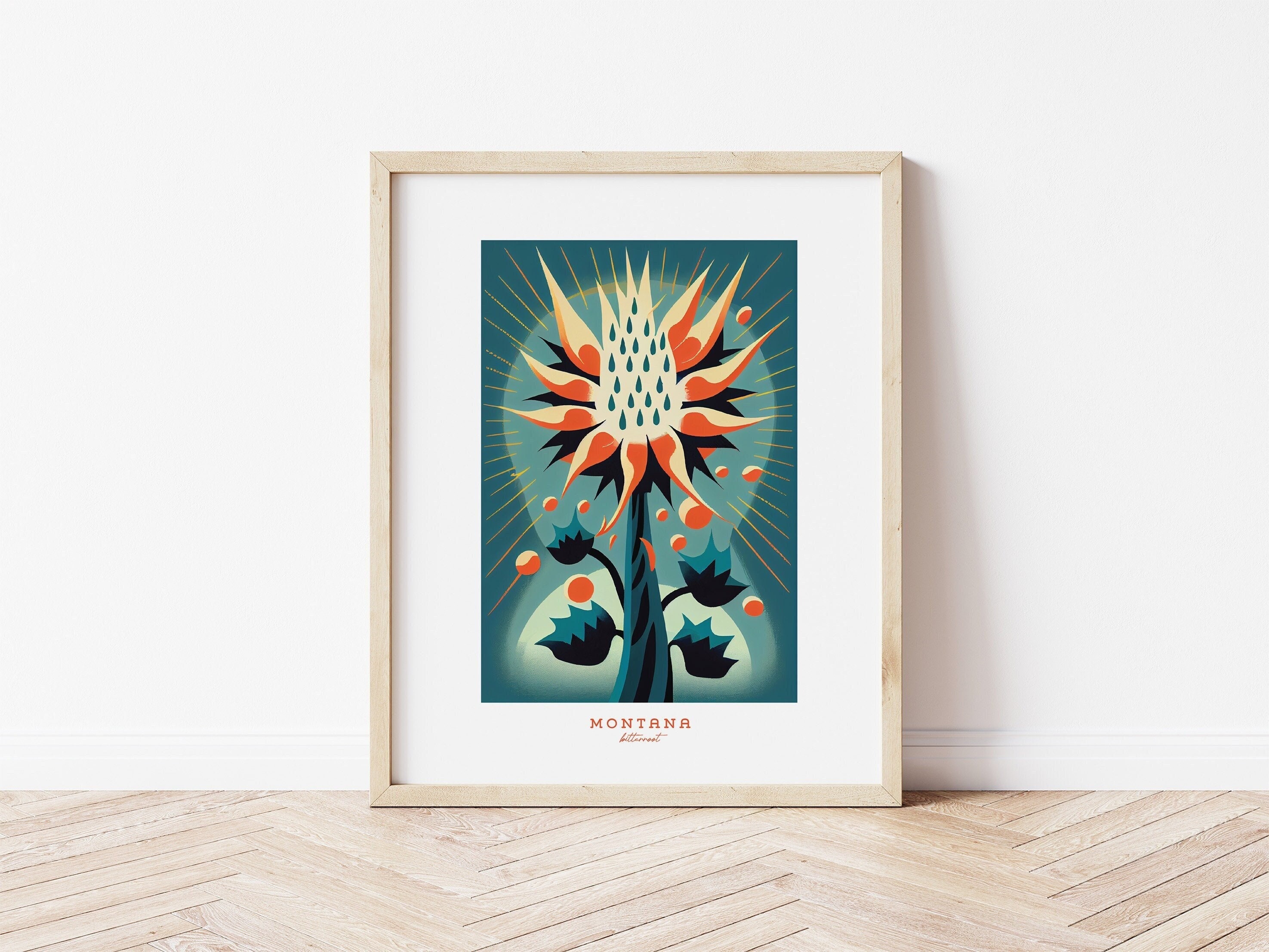 Montana State Flower, Bitterroot Flower , Montana Flower Vintage ...