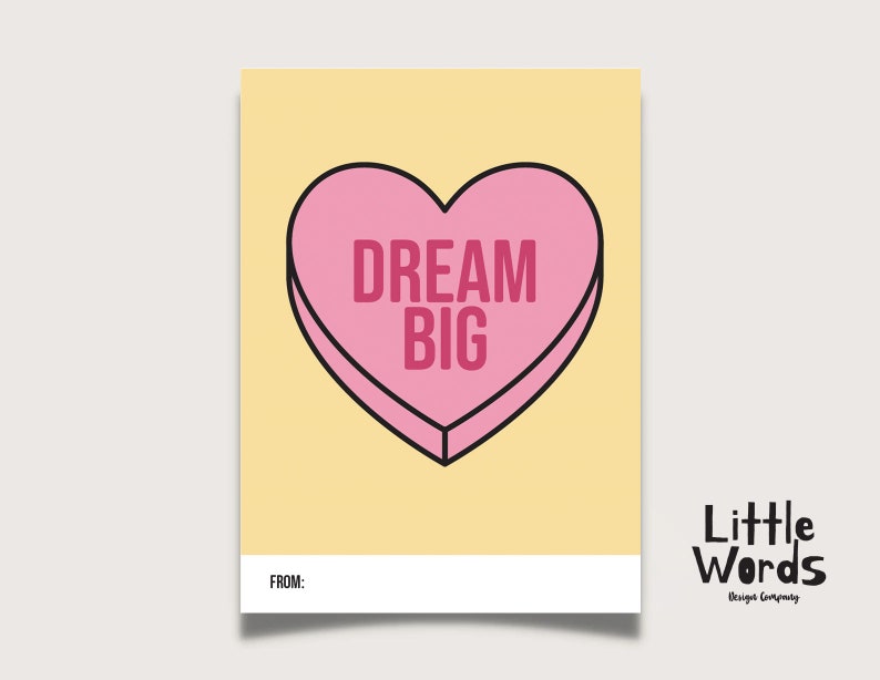 Positive Affirmation Valentines, Valentine Cards, Candy Hearts, Mental ...