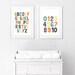 Alphabet Numbers Printable Art (set of 2), Nursery Decor, Kids Room ...