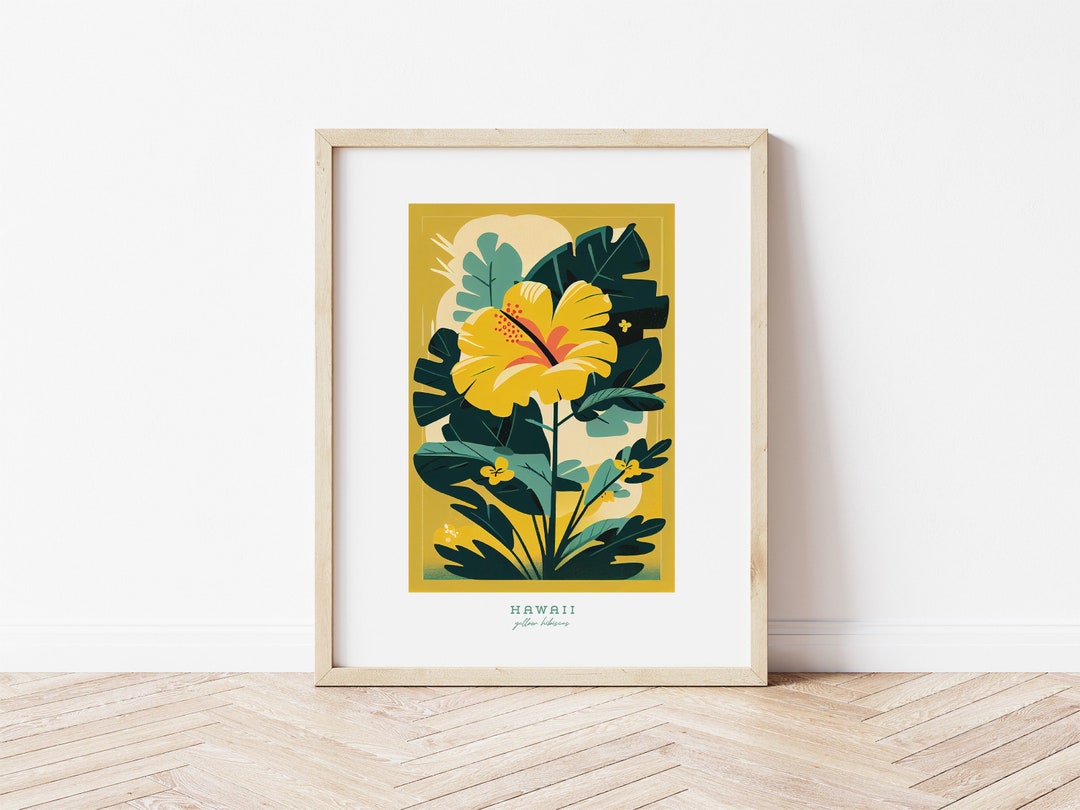 Hawaii State Flower, Yellow Hibiscus Flower, Hawaii State Flower ...