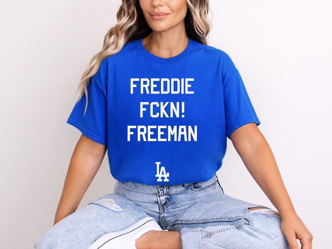 Freddie FCKN Freeman SVG & PNG Digital File Dodgers World Series ...
