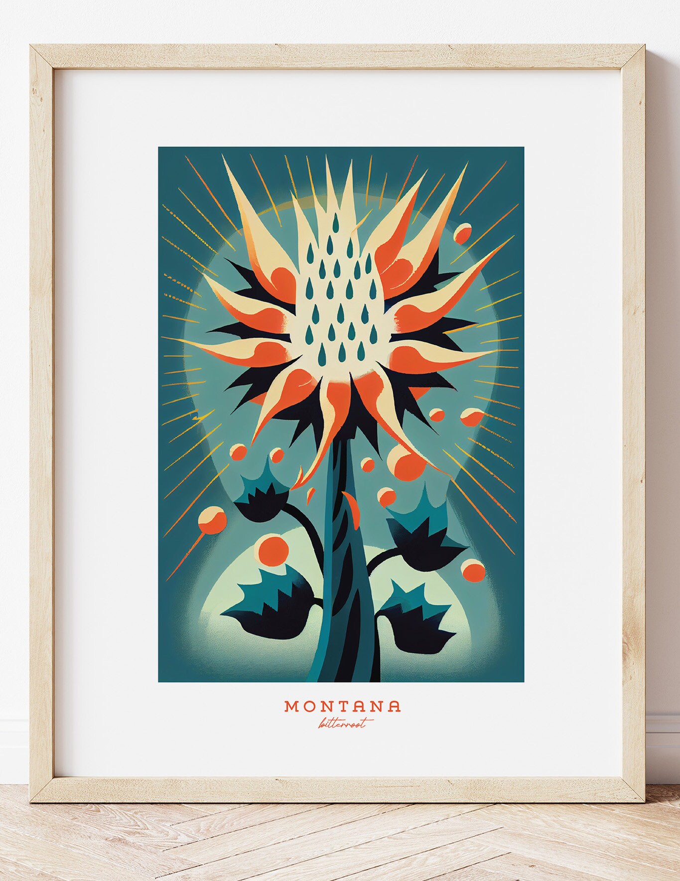 Montana State Flower, Bitterroot Flower , Montana Flower Vintage ...