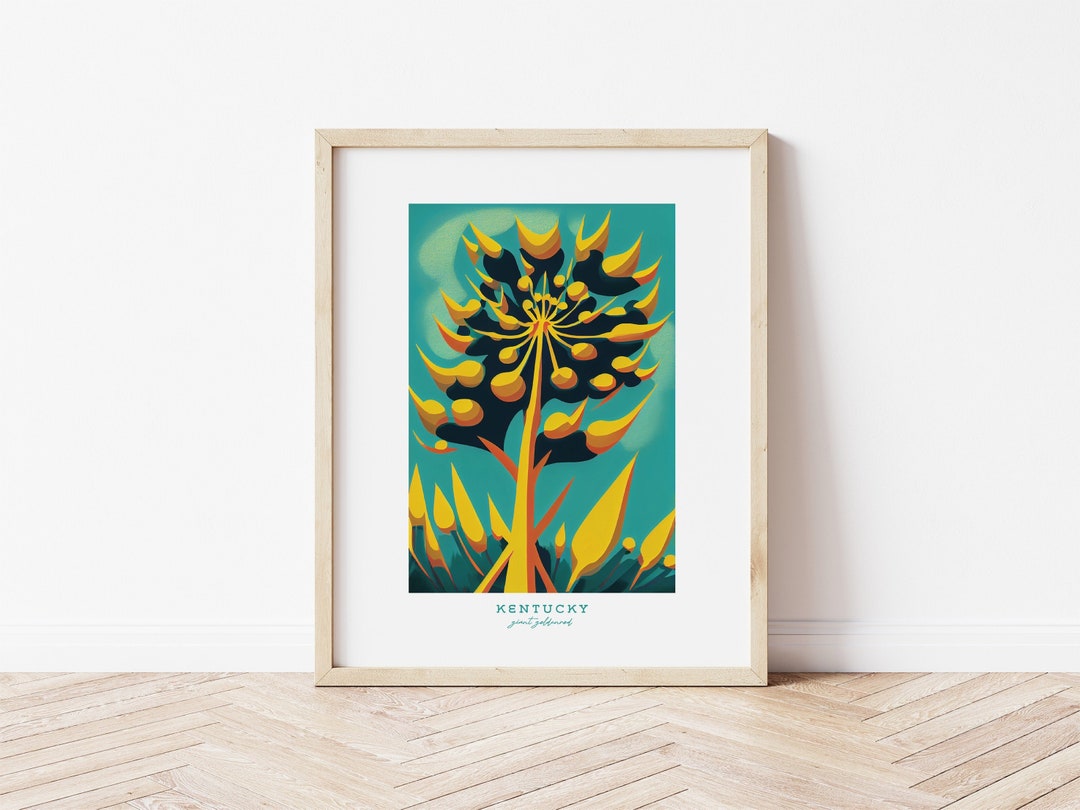 Kentucky State Flower, Giant Goldenrod Flower, Kentucky Goldenrod ...