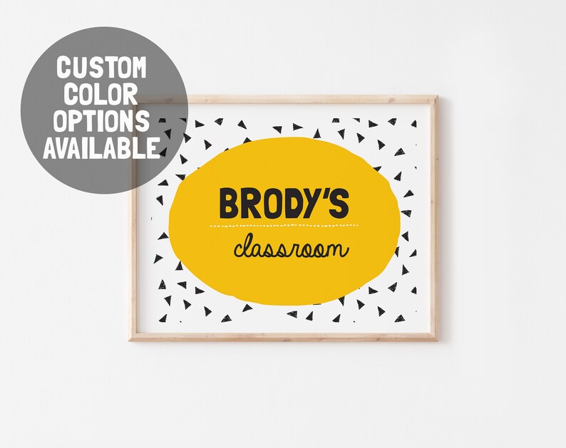 Personalized Home School Classroom Sign Graphic Personalized - Etsy