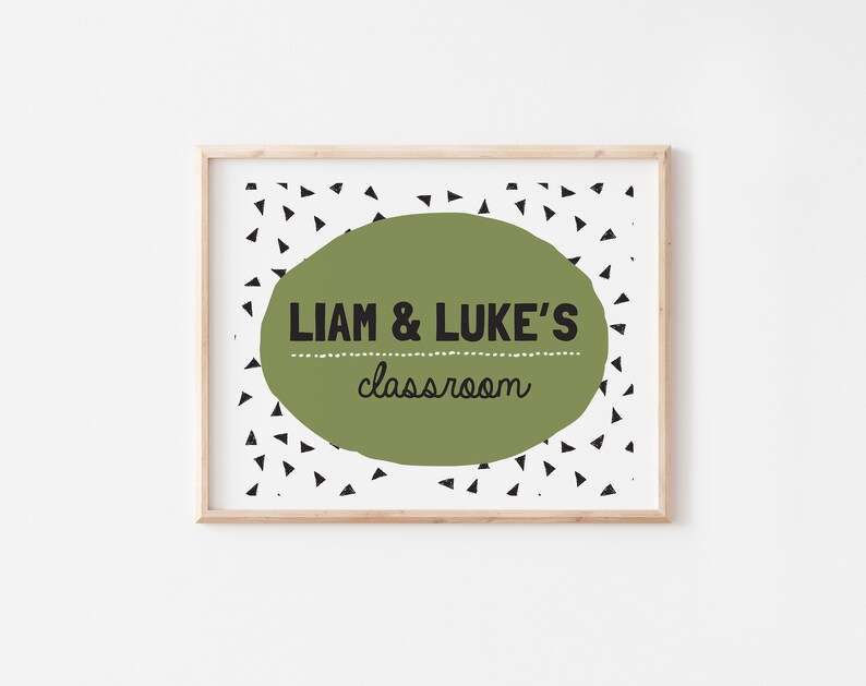 Personalized Home School Classroom Sign Graphic Personalized - Etsy