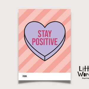 Positive Affirmation Valentines, Valentine Cards, Candy Hearts, Mental ...