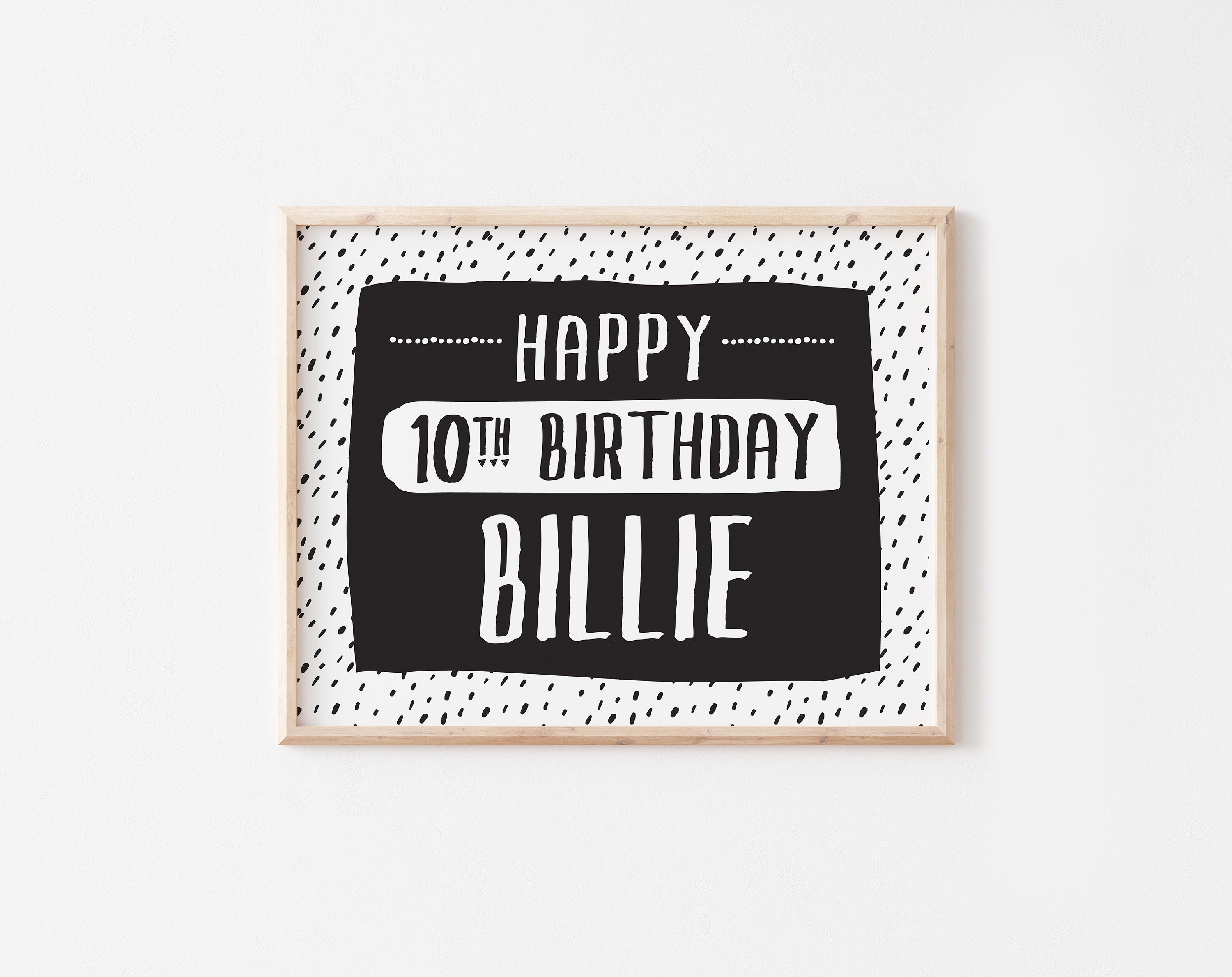 Personalized Birthday Sign Custom Happy Birthday Birthday - Etsy