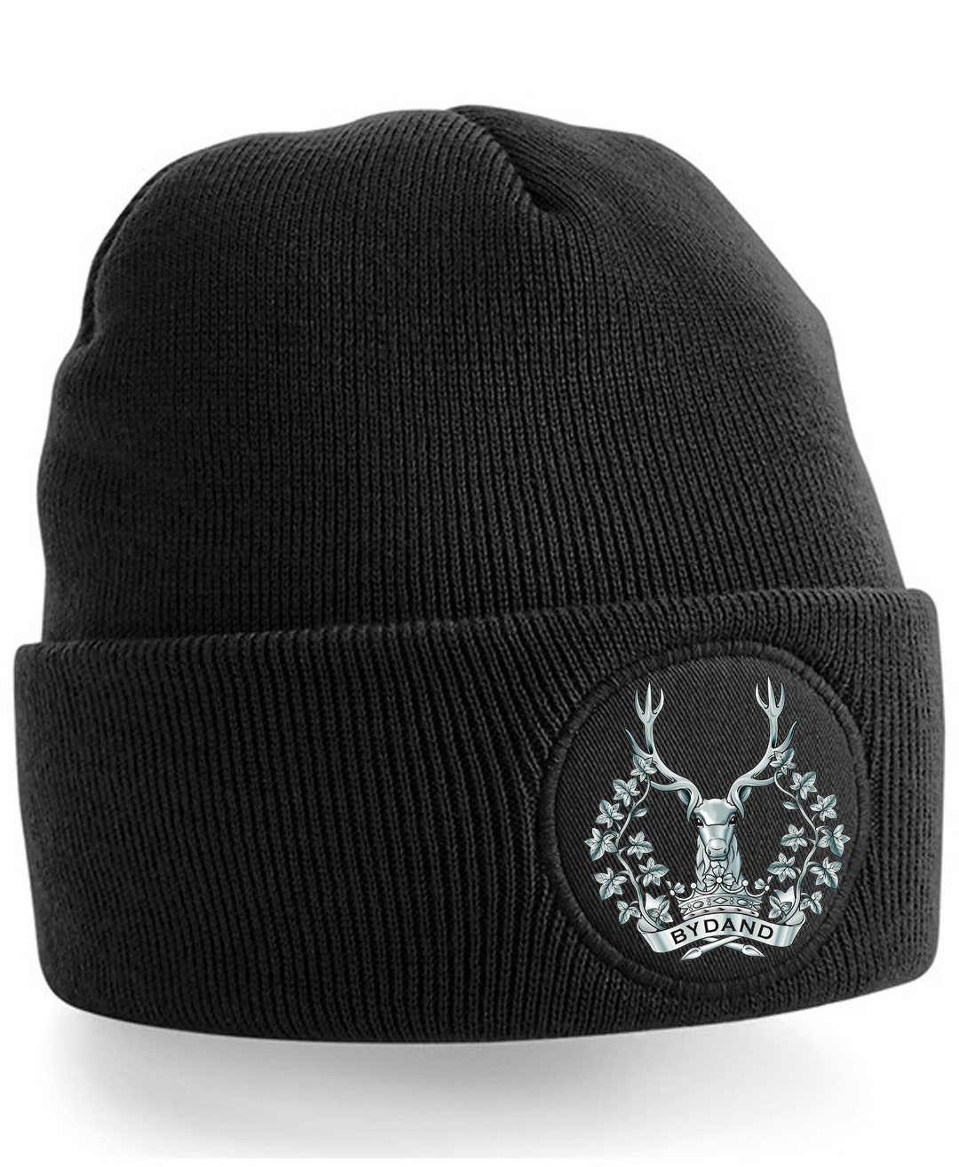 Gordon Highlanders Cap Badge Printed on A Beanie Hat. Choice of Colours ...