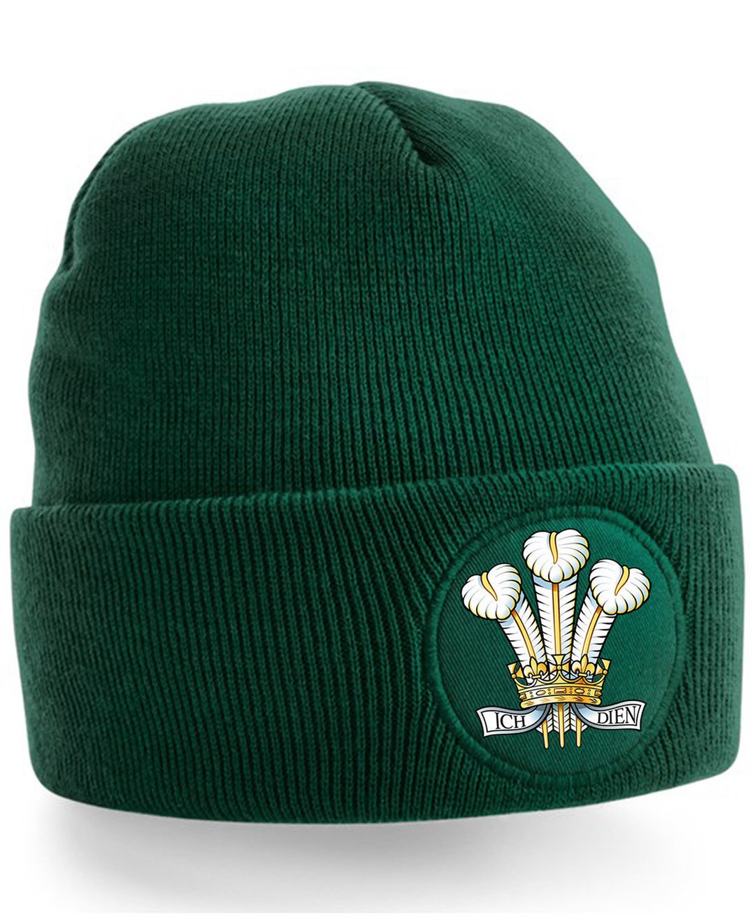 Royal Regiment of Wales Cap Badge Printed on A Beanie Hat. Choice of ...
