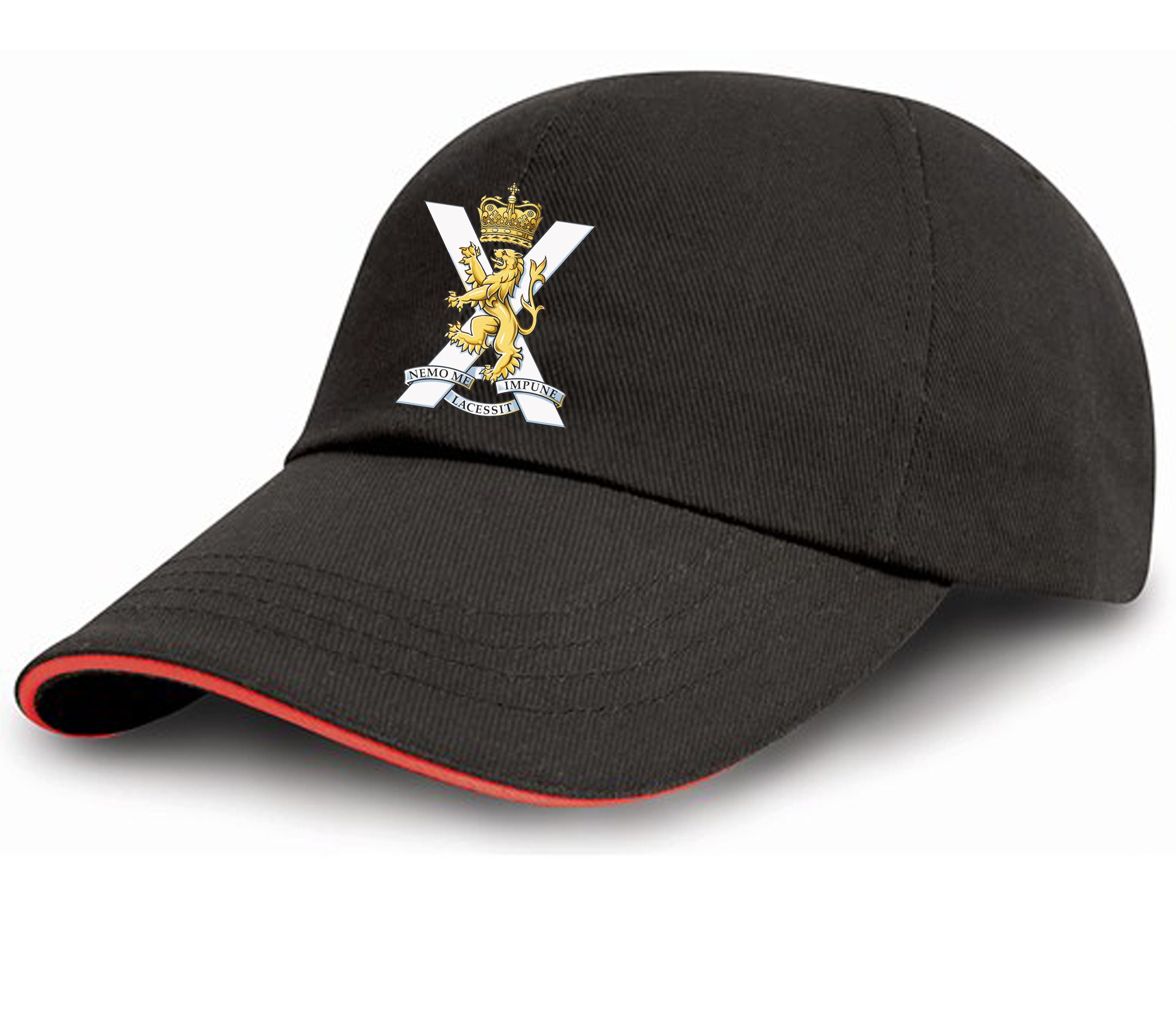Royal Regiment of Scotland Cap Badge on a Black Baseball Cap - Etsy