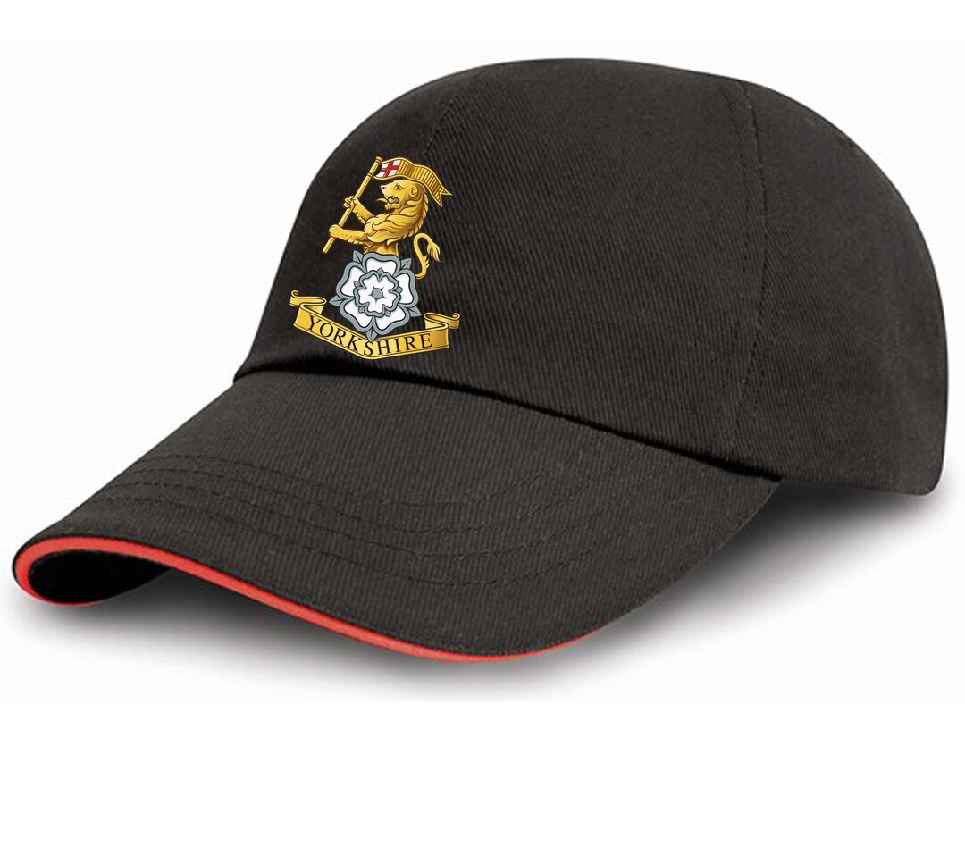 Yorkshire Regiment Regiment Black Baseball Cap. Hand Printed - Etsy