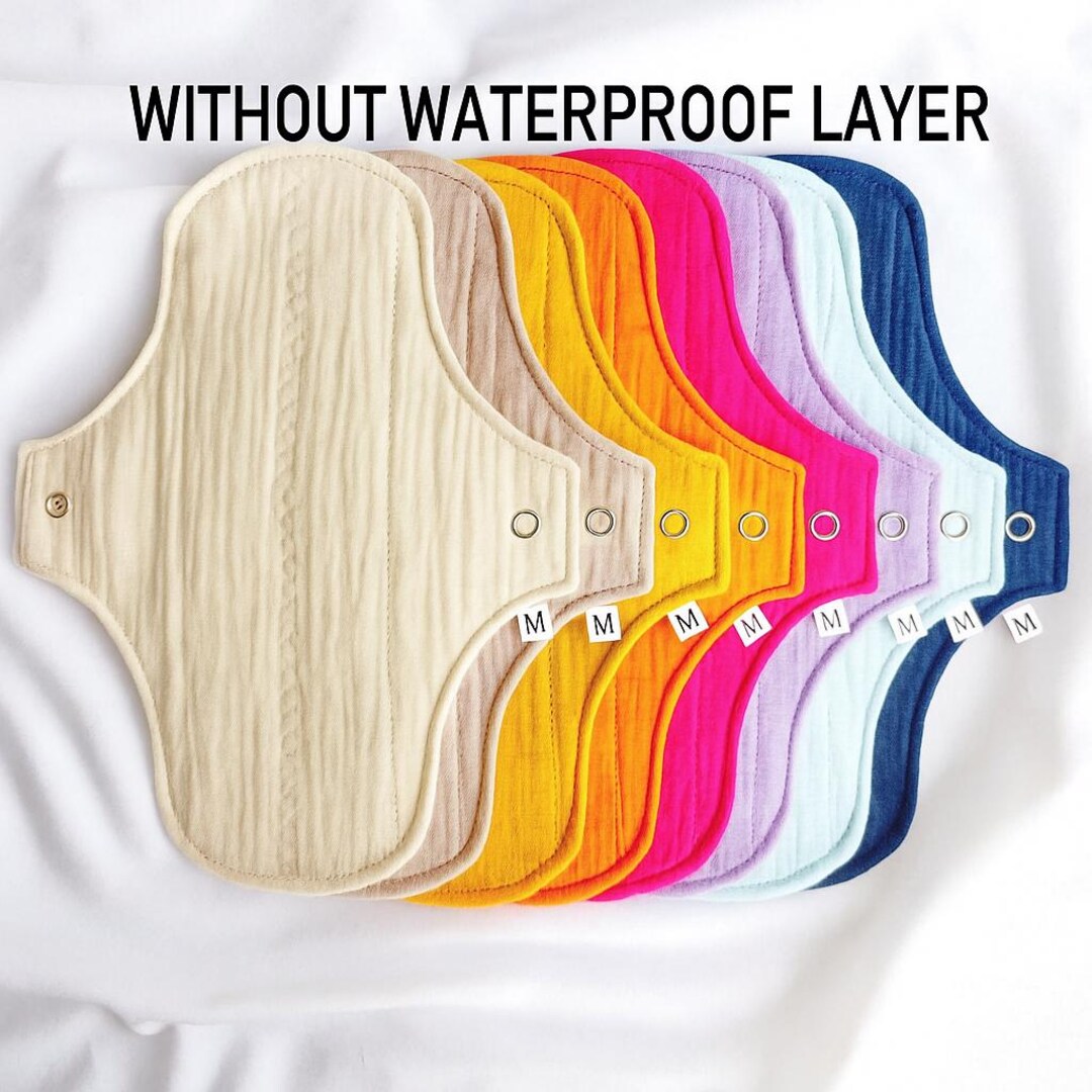 Organic Muslin Cloth Pads | Reusable Plastic-free Period Care ...