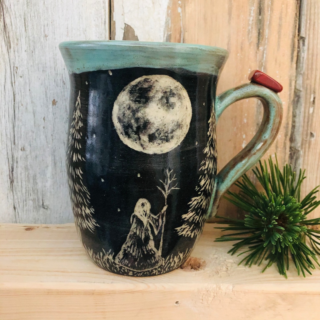 Witch Full Moon Mug (made to Order) - Etsy
