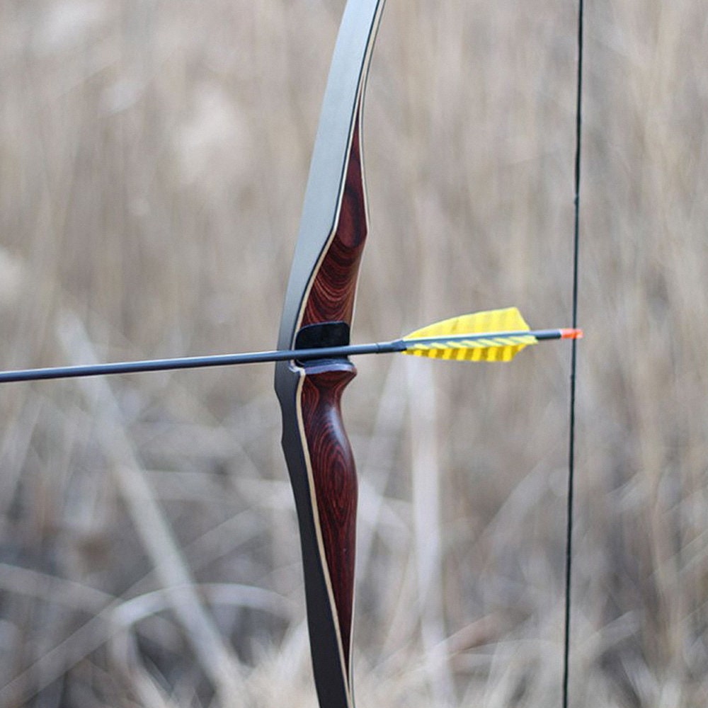 56 15-40lbs Traditional Wooden Archery Bow Hunting - Etsy