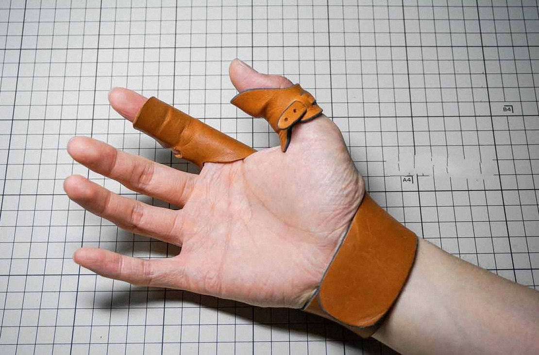 Leather Archery Thumb Ring Gift for Archer Hunter Medieval - Etsy