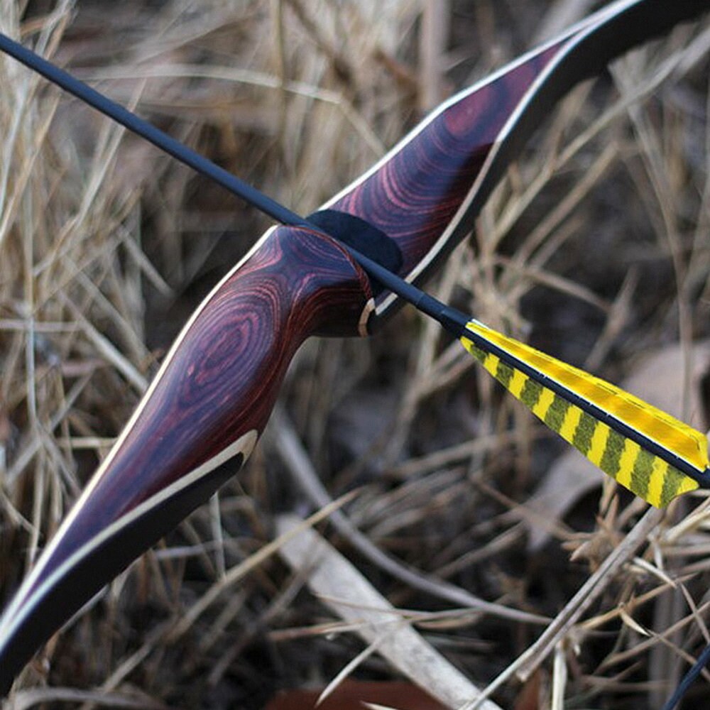 56 15-40lbs Traditional Wooden Archery Bow Hunting - Etsy