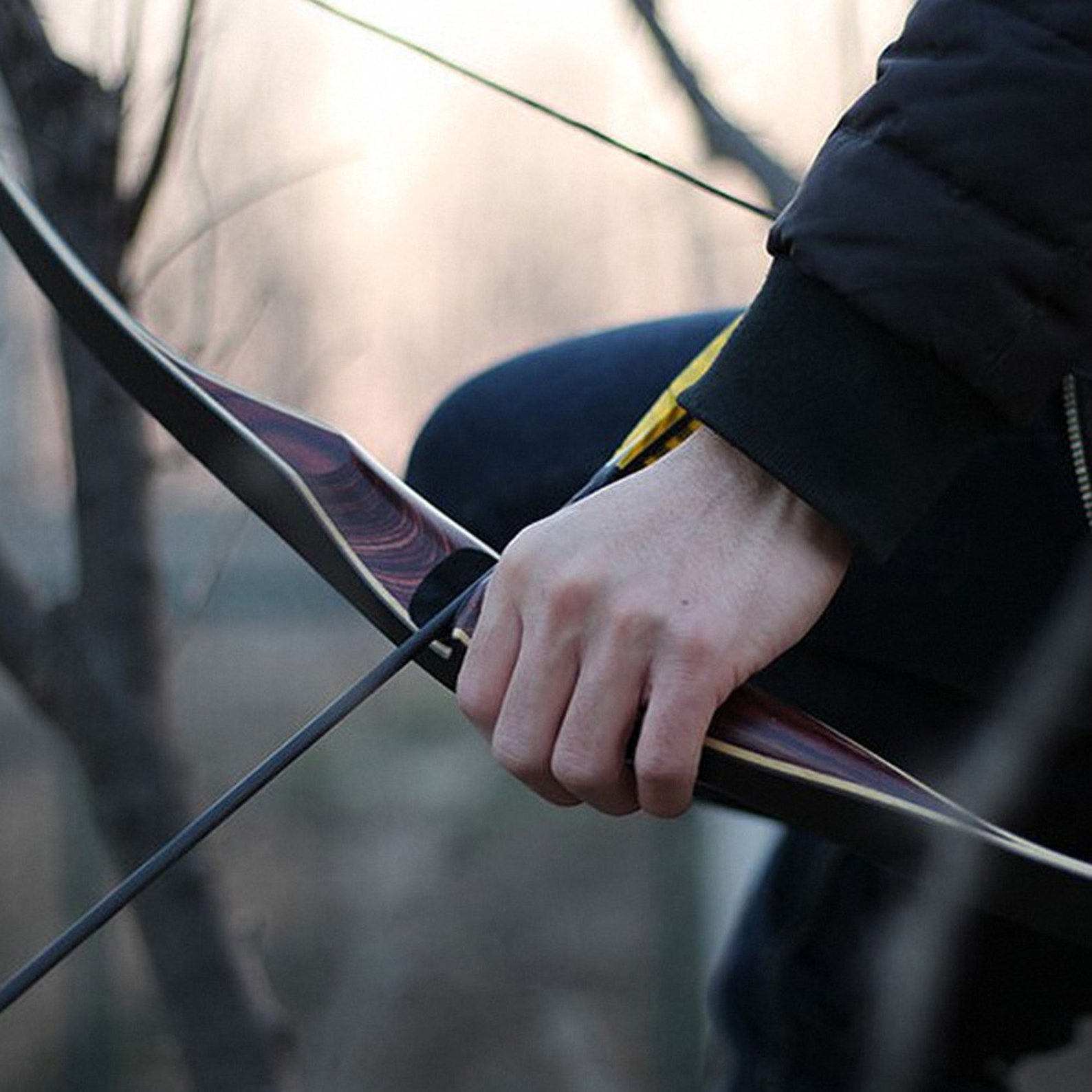 56 15-40lbs Traditional Wooden Archery Bow Hunting - Etsy