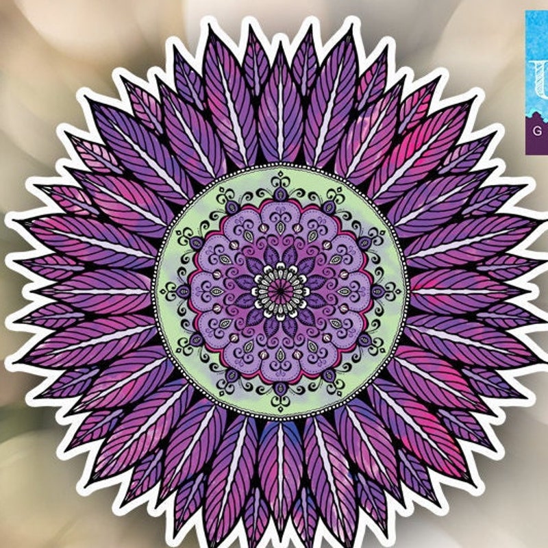 Purple Mandala - Etsy