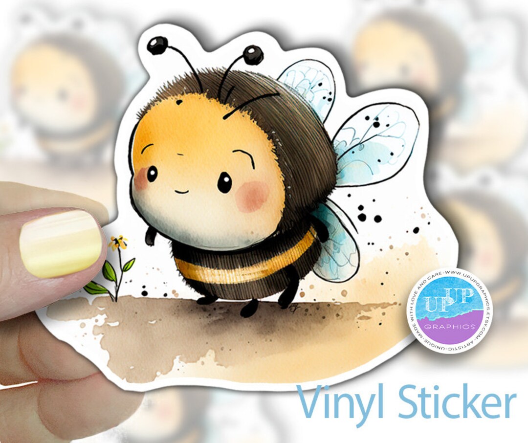 Bumble Bee Sticker, Cute Bee for Insect Lovers, Tiny Bee Stickers ...