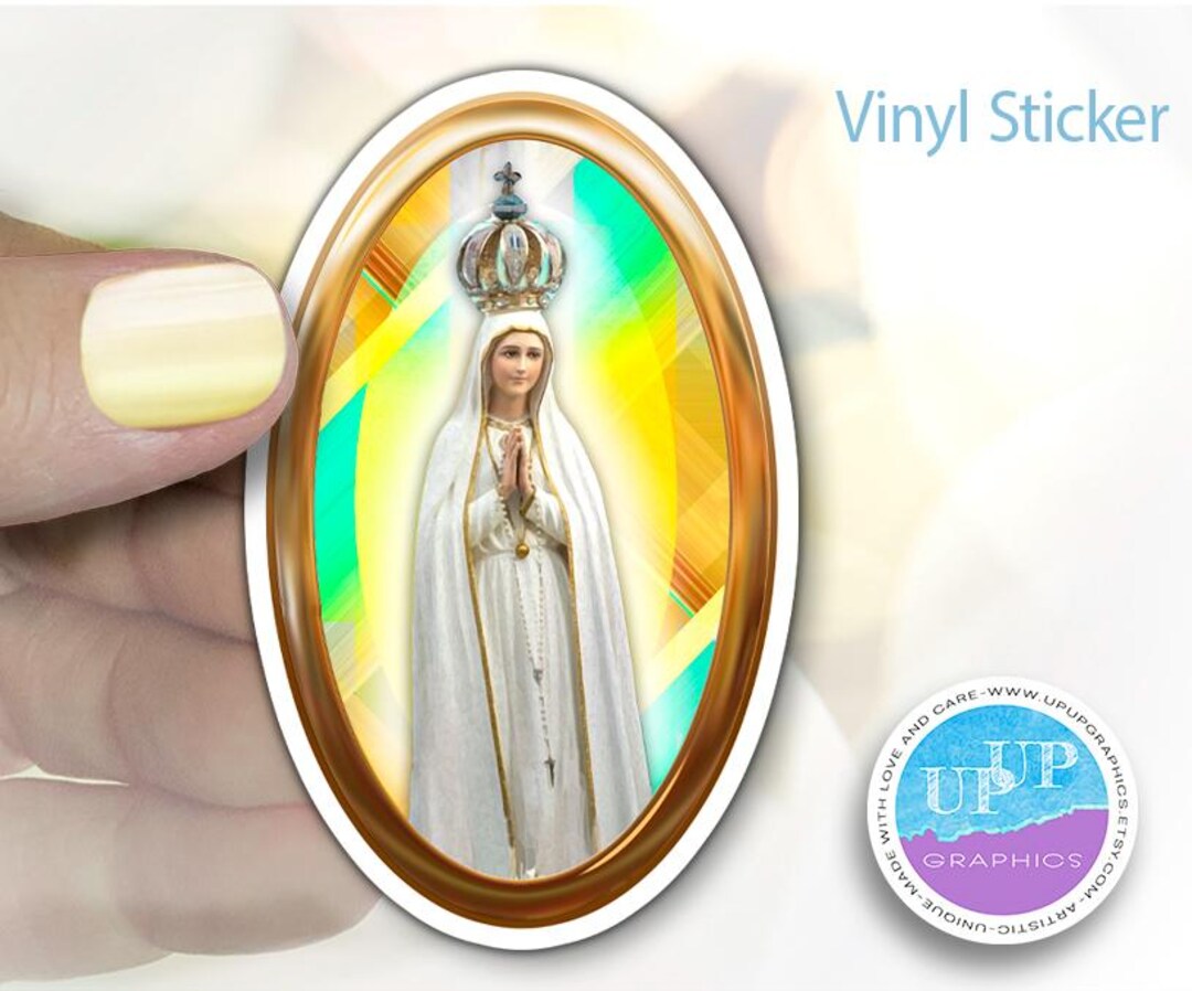 Our Lady of Fatima Sticker - Catholic Stickers - Virgen De Fatima ...