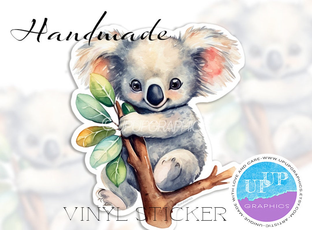Cute Koala Sticker,australian Koala Stickers for Animal Lovers,hand ...