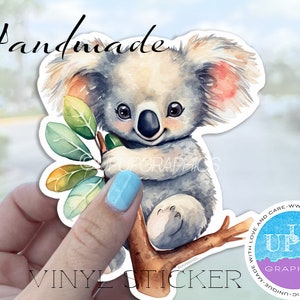 Cute Koala Sticker,australian Koala Stickers for Animal Lovers,hand ...