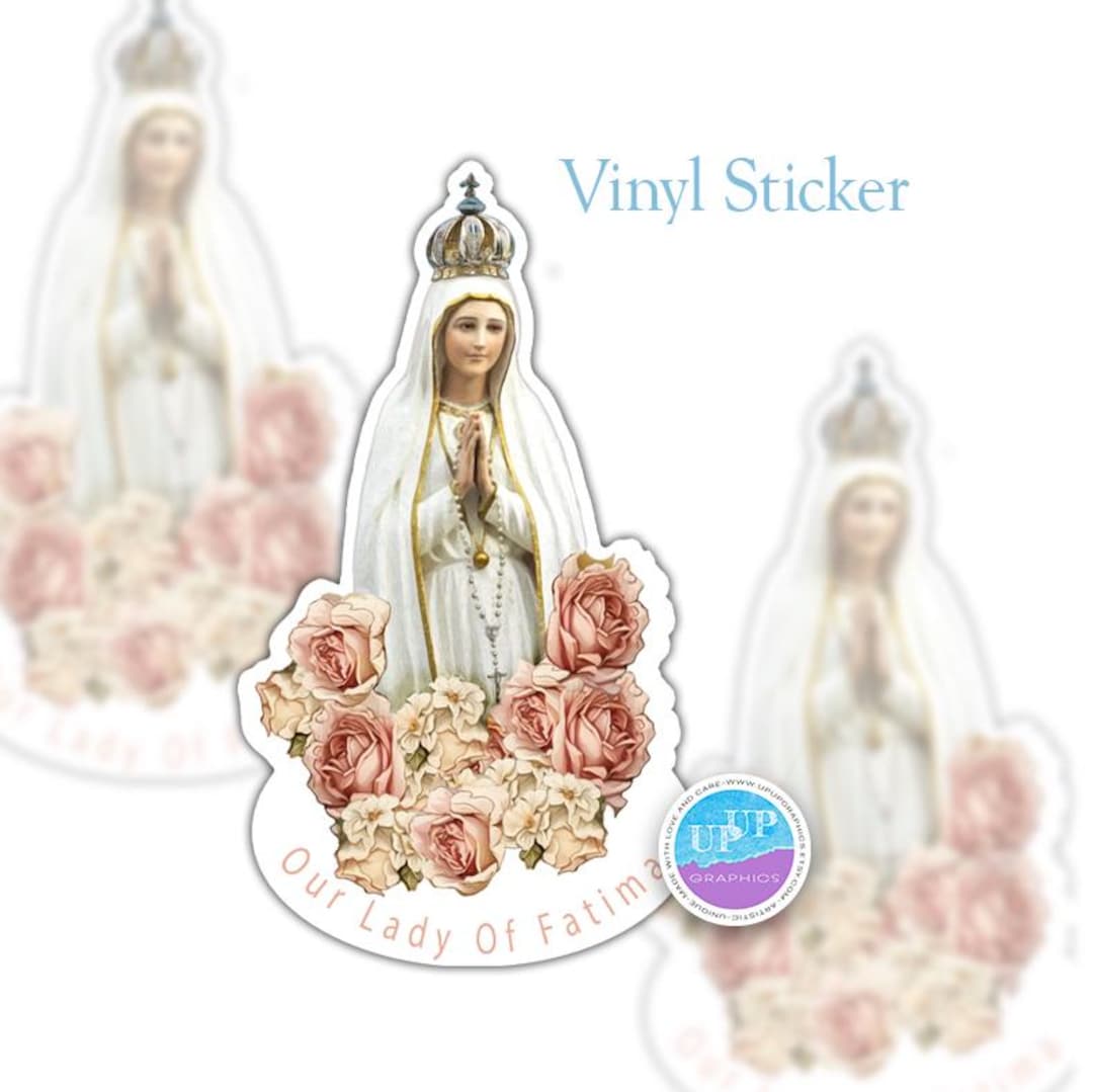 Our Lady of Fatima Sticker - Catholic Stickers - Virgen De Fatima ...
