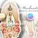 Our Lady of Fatima Sticker Catholic Stickers Virgen De Fatima Stickers ...