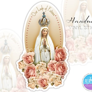 Our Lady of Fatima Sticker - Catholic Stickers - Virgen De Fatima ...