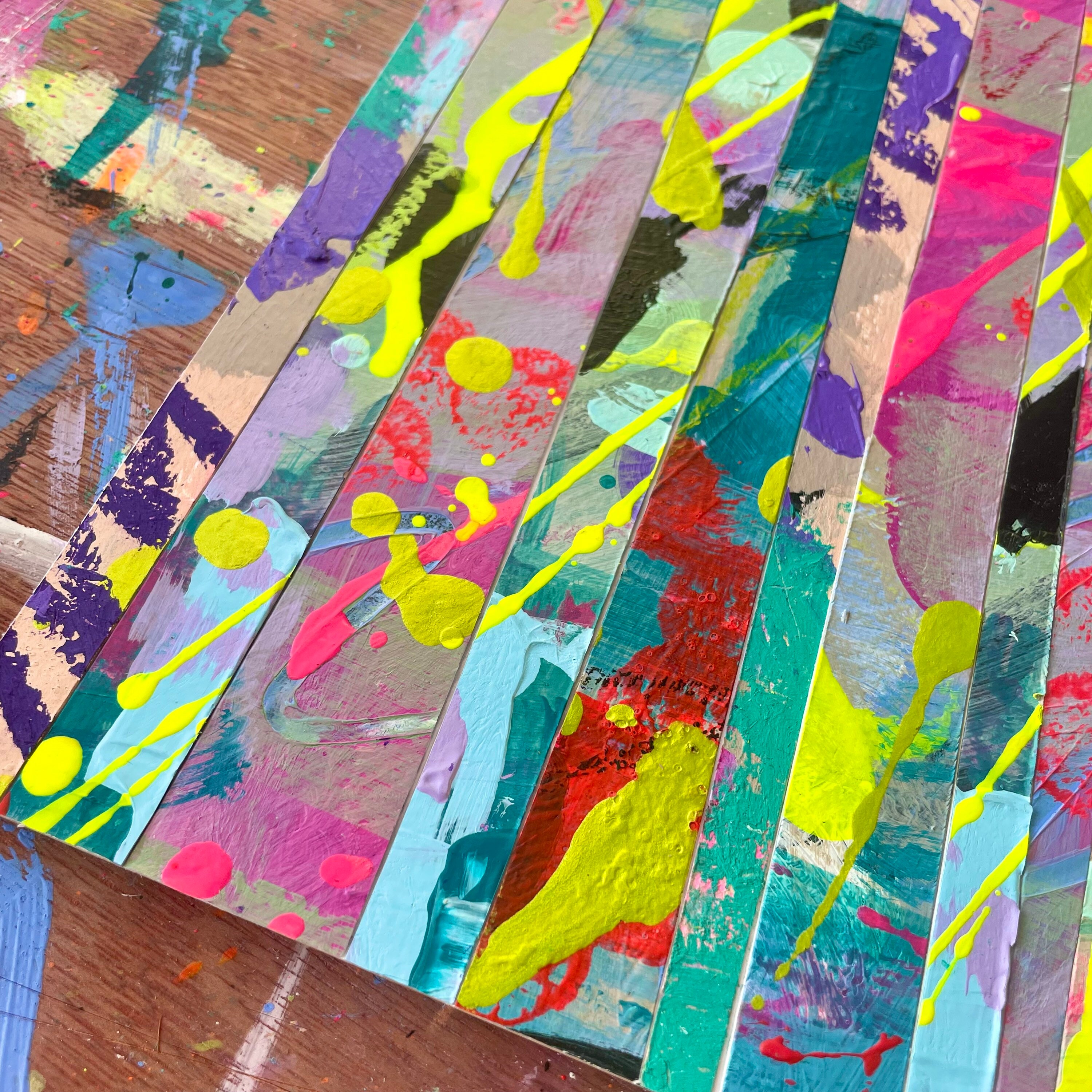 Original Abstract Collage Fine Art Hahnemühle 330gsm Paper on 1mm Board ...