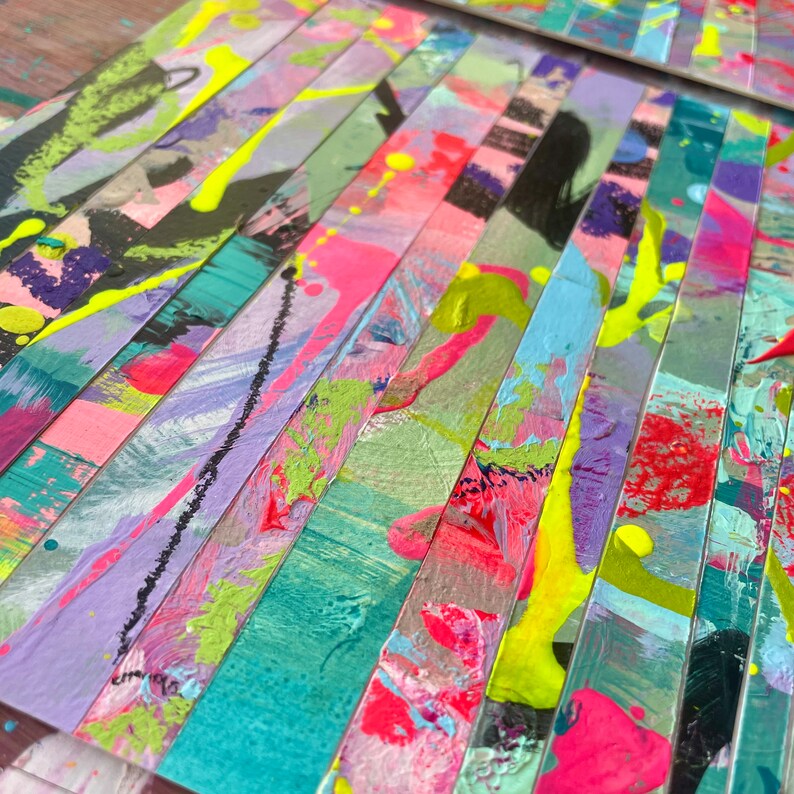 Original Abstract Collage Fine Art Hahnemühle 330gsm Paper - Etsy