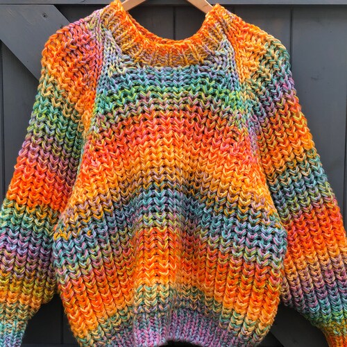 Hand Knitting Pattern the Jupiter Jumper | Etsy