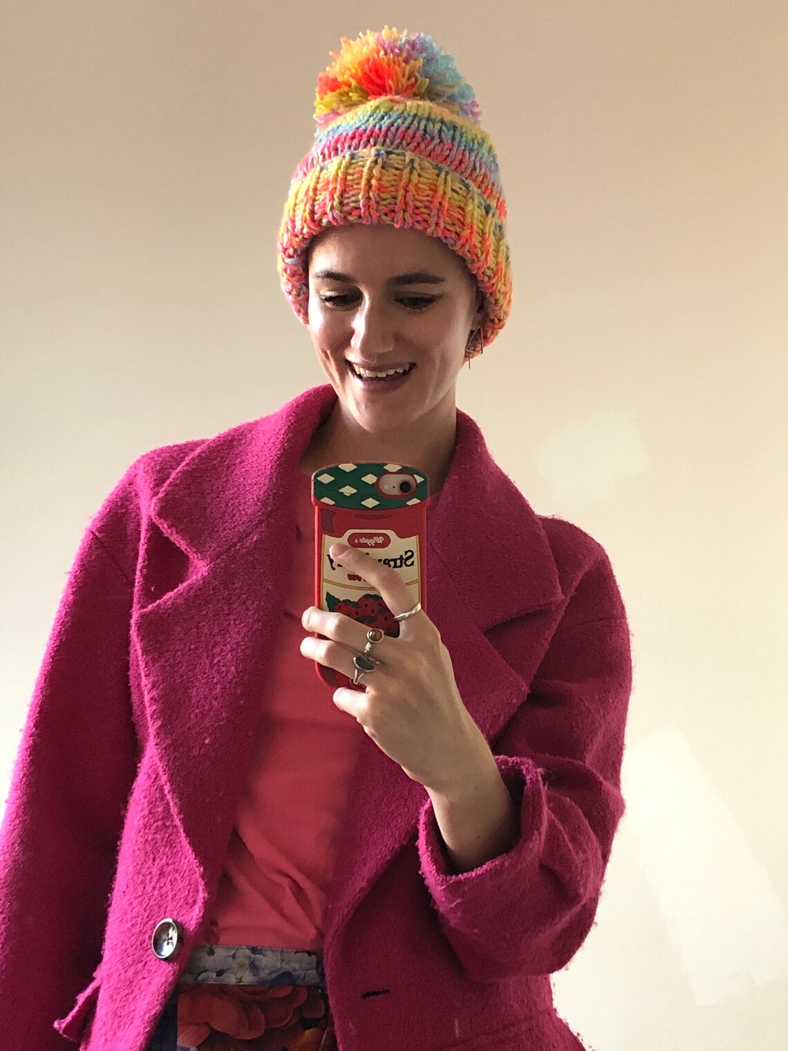 Hand Knitting Pattern the Mabel Beanie and Maud Mittens - Etsy