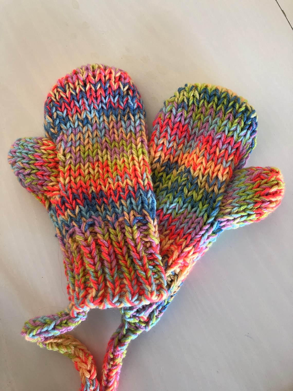 Hand Knitting Pattern The Mabel Beanie and Maud Mittens | Etsy