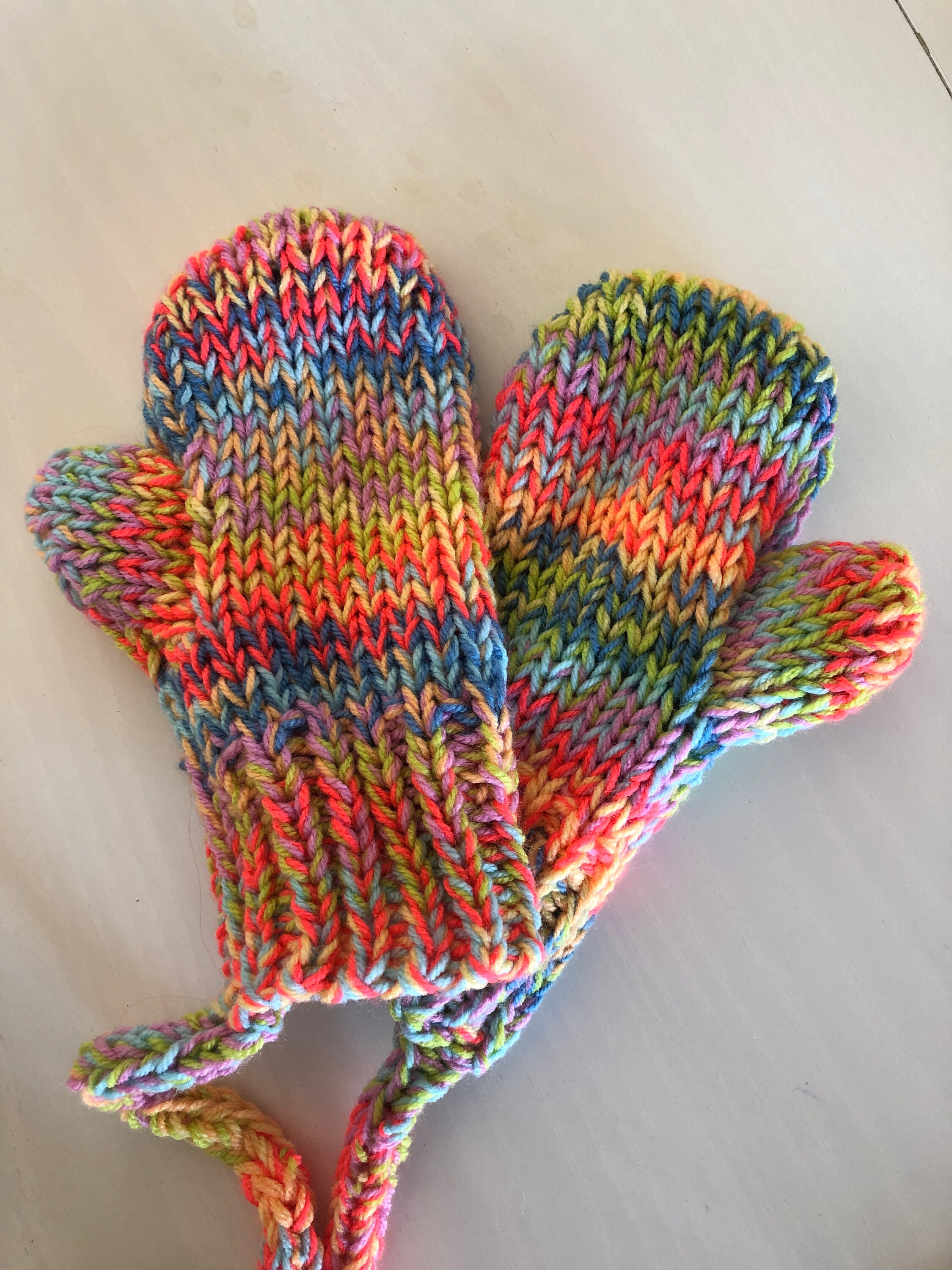 Hand Knitting Pattern The Mabel Beanie and Maud Mittens | Etsy