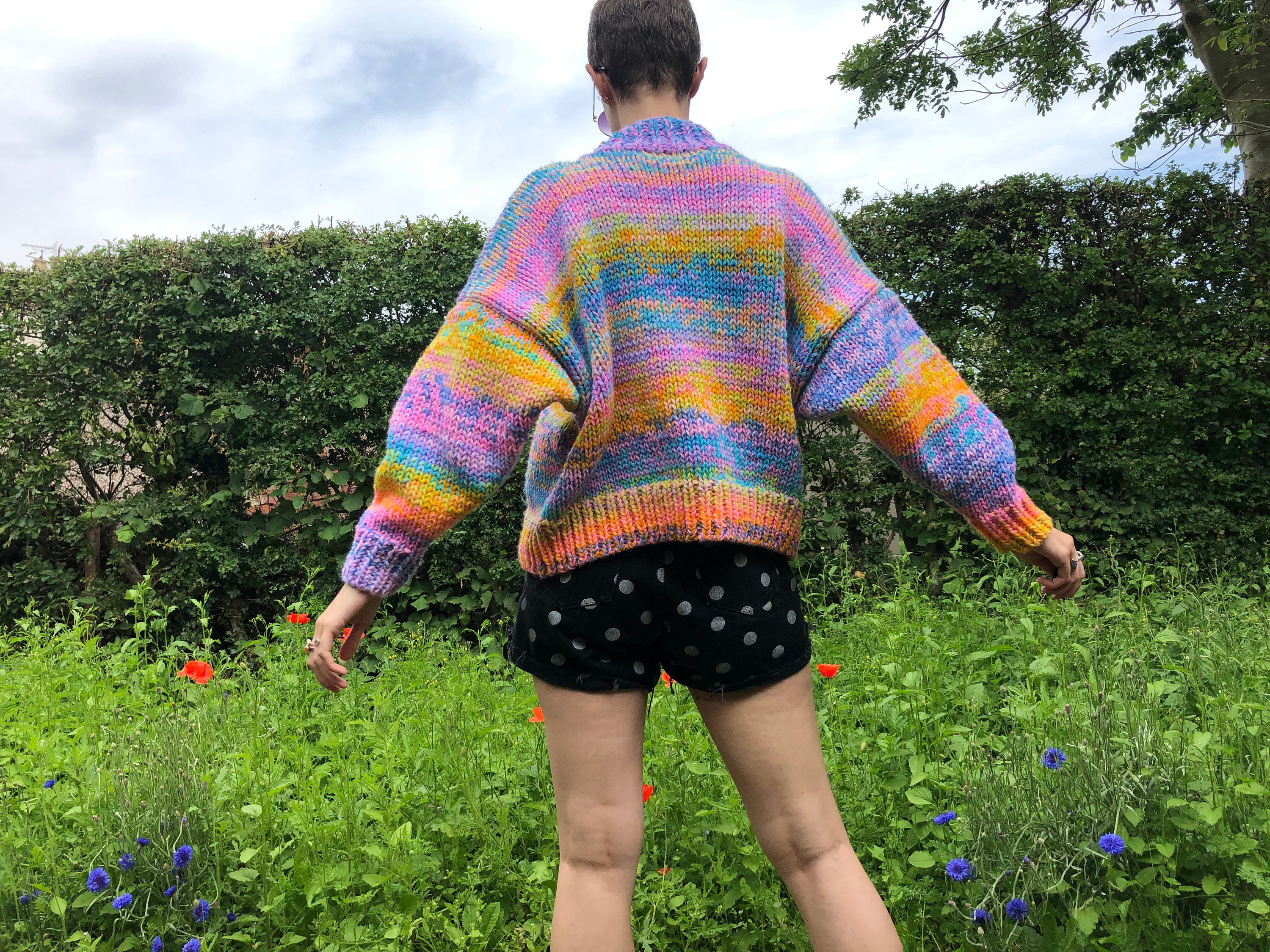 Hand Knitting Pattern the Jupiter Jumper | Etsy