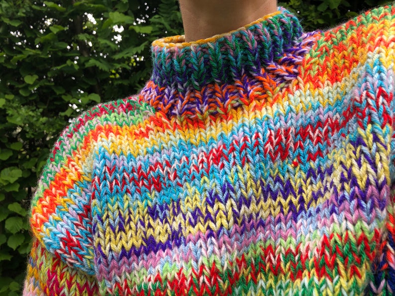 Hand Knitting Pattern the Knit Edit Colour Change Technique | Etsy UK