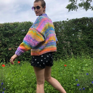 Hand Knitting Pattern -the Jupiter Jumper - Etsy